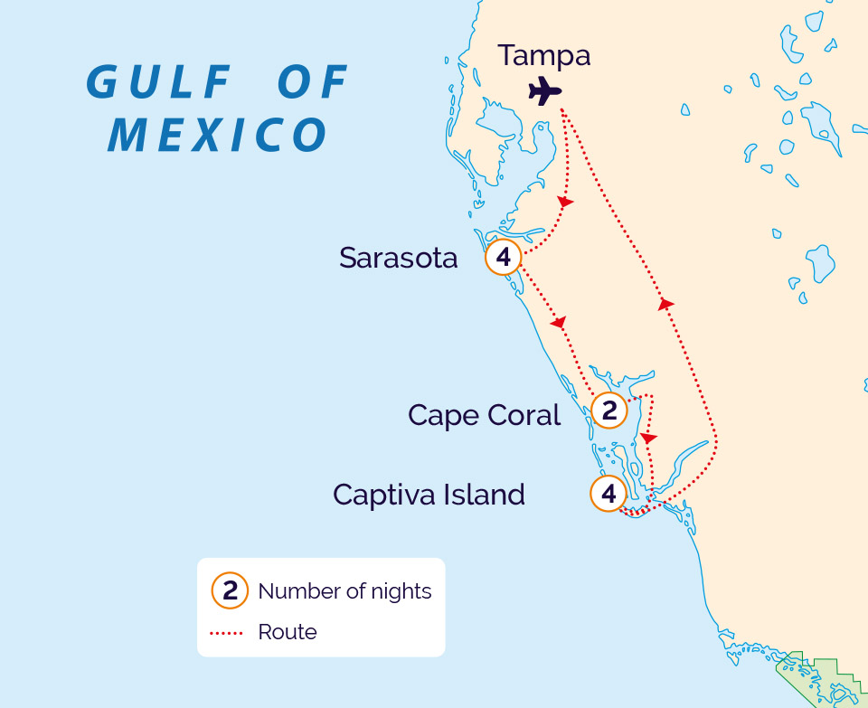 Florida Gulf Islands Map